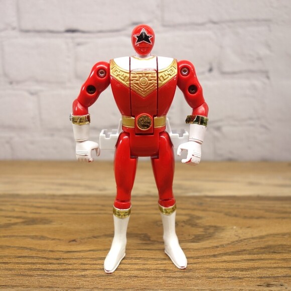 Other | Power Rangers Zeo Red Ranger Morph Vintage 1995 Action Figure ...
